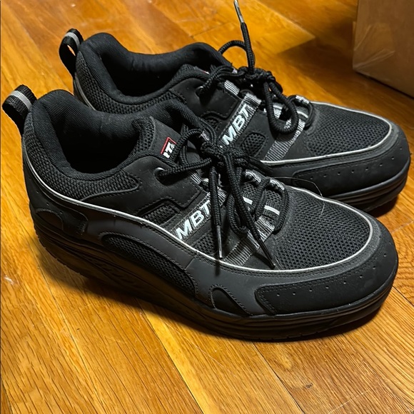 MBT | Shoes | Mbt Sport C3 Black Rocker Bottom Laceup Sneakers | Poshmark